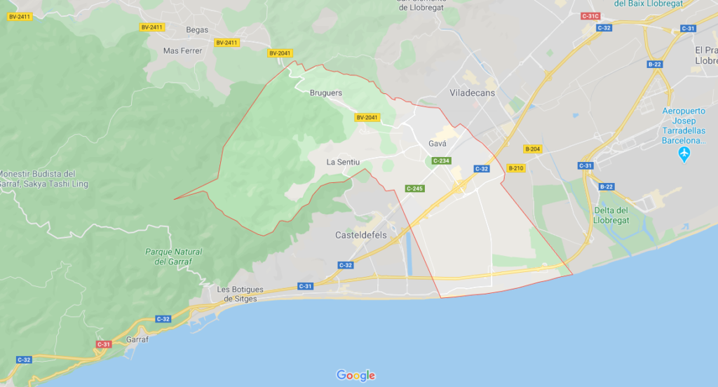 MAPA | Establecimientos de Gavà que reparten a domicilio