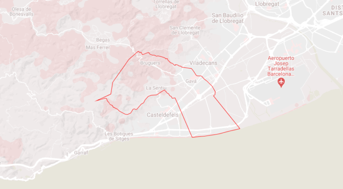 Consulta el mapa perimetral de Gavà