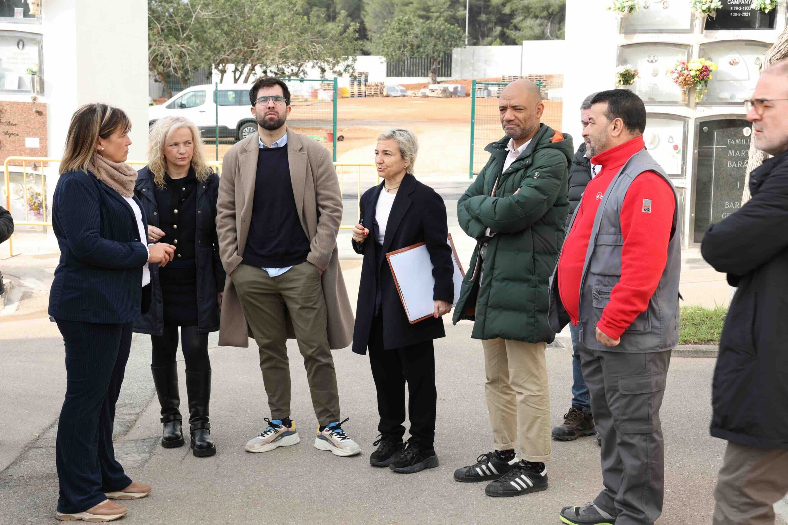 En imágenes: finalizan las obras de ampliación del Cementerio de Gavà