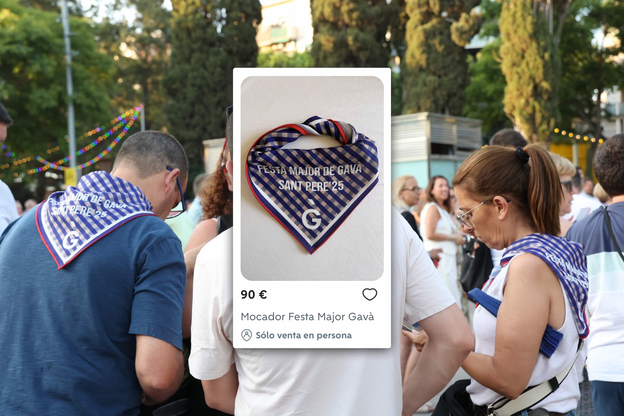 El pañuelo de la Fiesta Mayor de Gavà se agota y ya hay quien lo ...